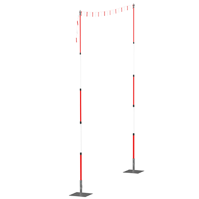 Guard Goal Post Set - 2x Posts, 2x Bases, 1x Flags - Infrastructure ...
