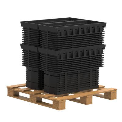 Kit 4 Off MONObox™ P8 Plastic Pits with Pallet - Infrastructure ...
