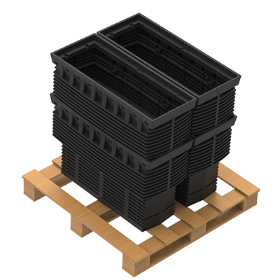 Kit 4 Off MONObox™ P8 Plastic Pits with Pallet - Infrastructure ...