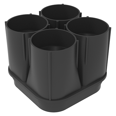 MULTIduct™ 4 Way Bell End Cap XL - Infrastructure Products Australia