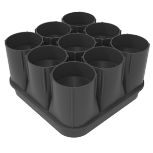 MULTIduct™ 9 Way Single Duct Adaptor - Infrastructure Products Australia