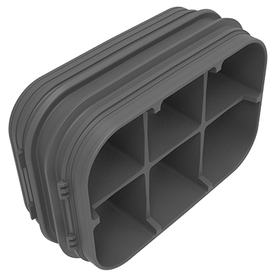 MULTIduct™ 6 Way Double Spigot - Infrastructure Products Australia