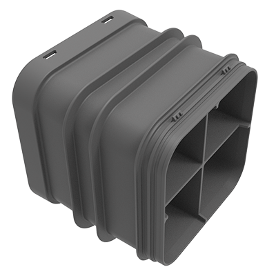 MULTIduct™ 4 Way Mitre 3 Deg Bend XL - Infrastructure Products Australia