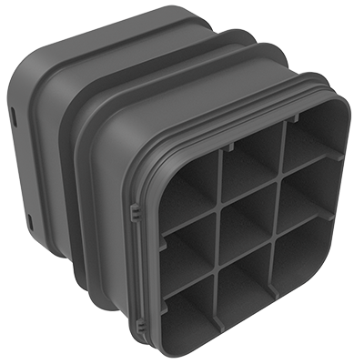 MULTIduct™ 9 Way Mitre 3 Deg Bend - Infrastructure Products Australia