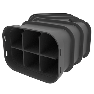MULTIduct™ 6 Way 45 Deg Bend Vertical - Infrastructure Products Australia