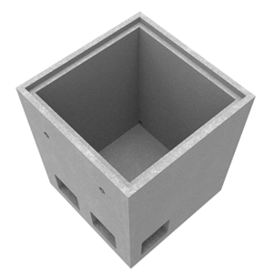 Pit Concrete 1200x1200x1200x95mm NSW Rail Knockouts Class D ...